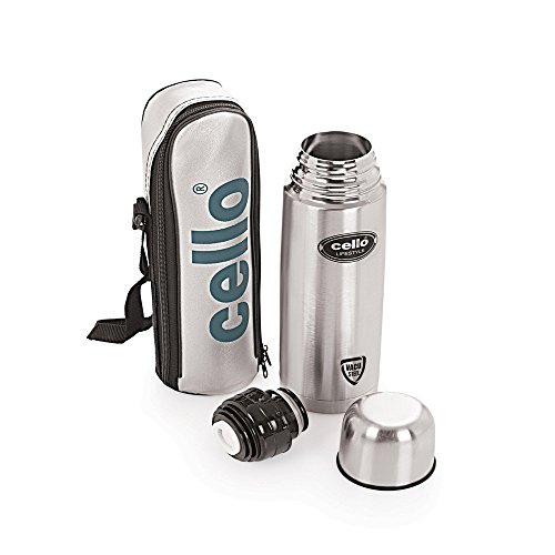 Cello Lifestyle Vacu Steel Flask with Thermal Jacket, 350ml | eMartmarket